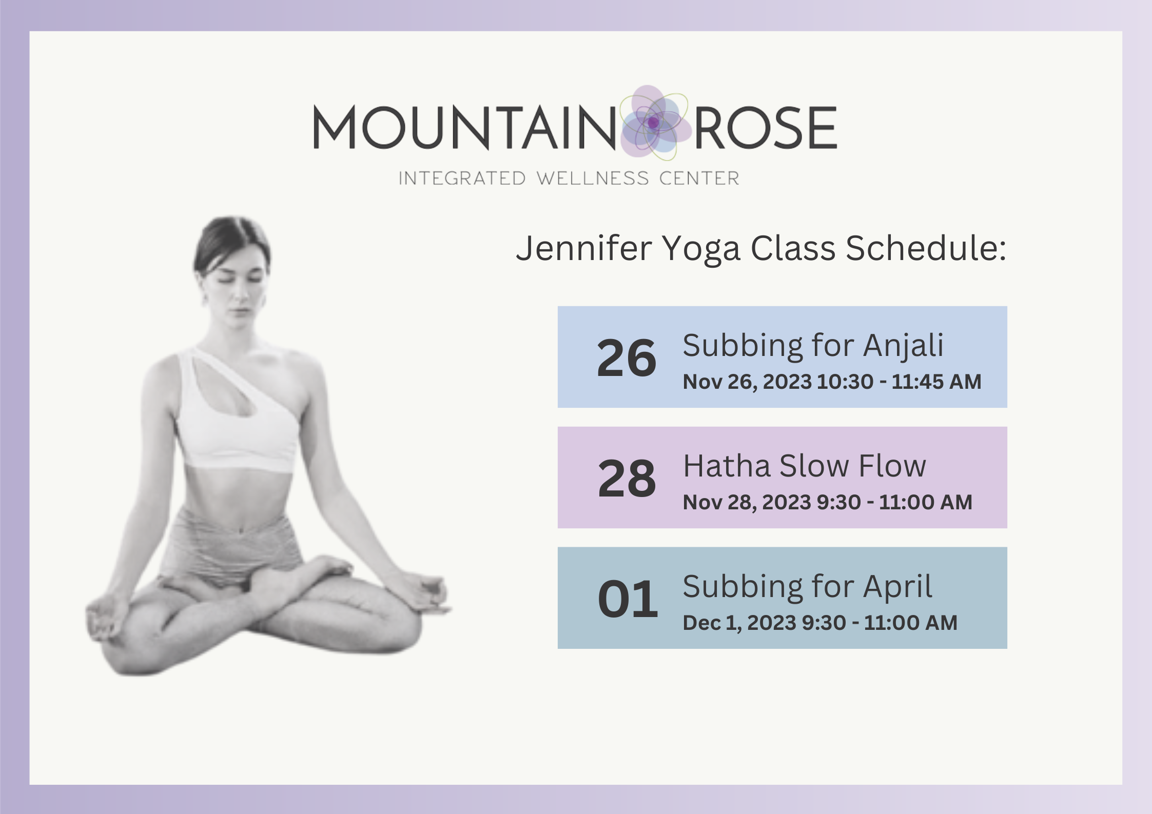 Yoga Events and Yoga Classes — Mind Body Awareness