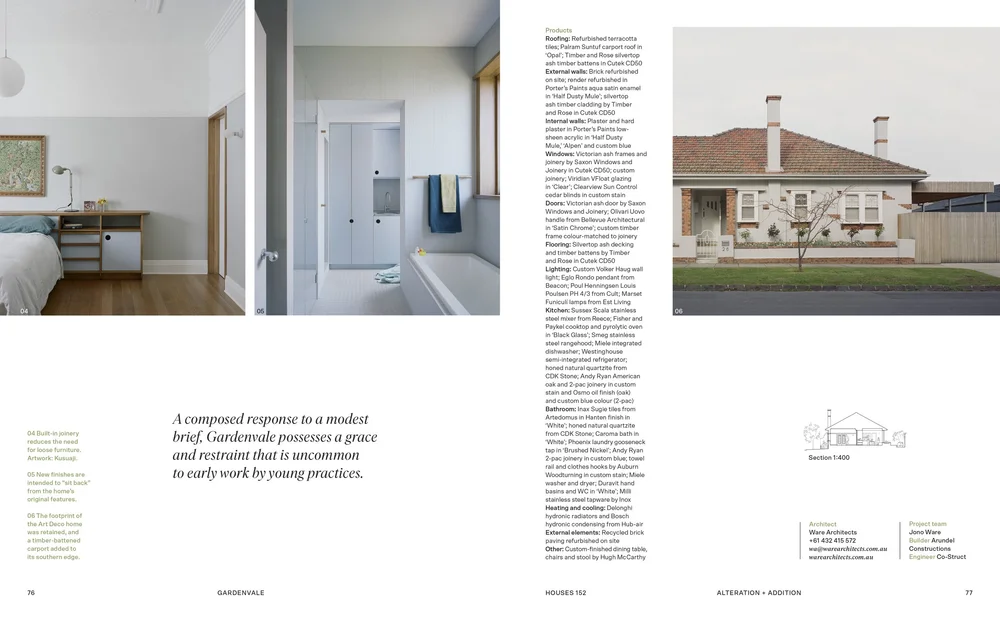 Delicate incisions celebrate this much-loved Art Deco home in ...