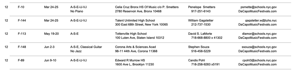 NYSSMA Festivals — Music Educators Association of New York