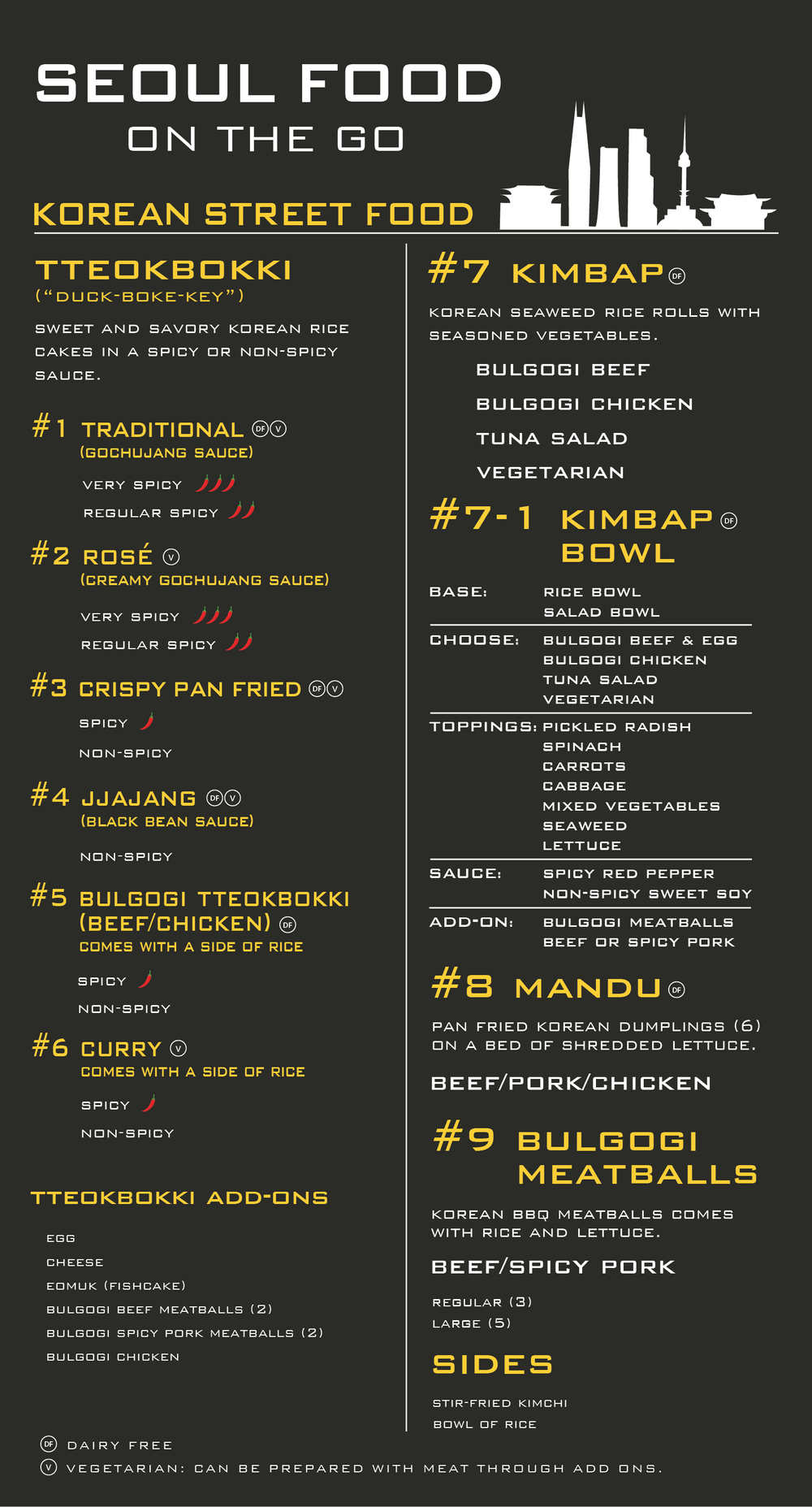 Menu — Seoul Food On The Go