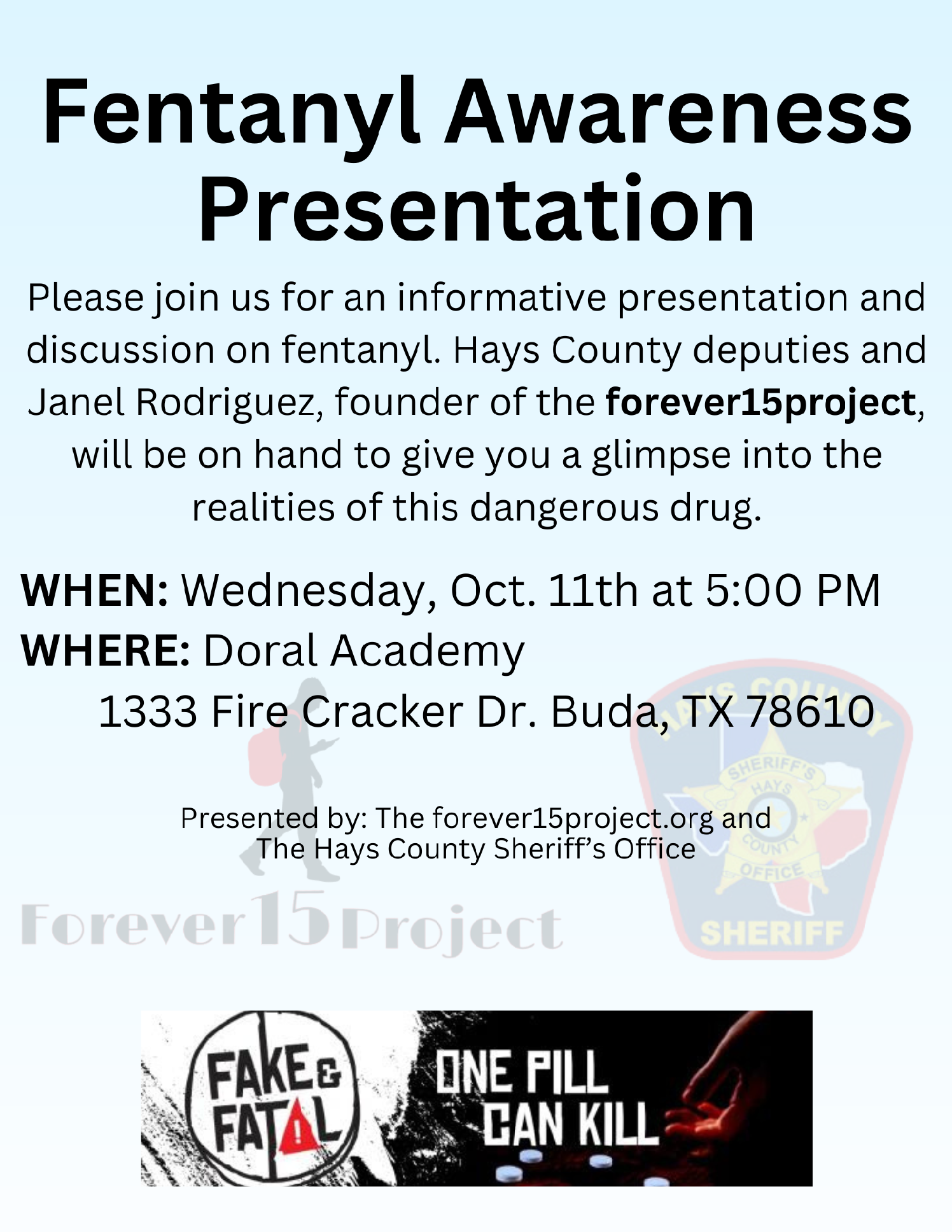 Fentanyl Awareness Presentation — Forever15Project