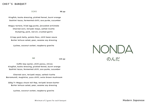 Nonda l Modern Japanese Restaurant