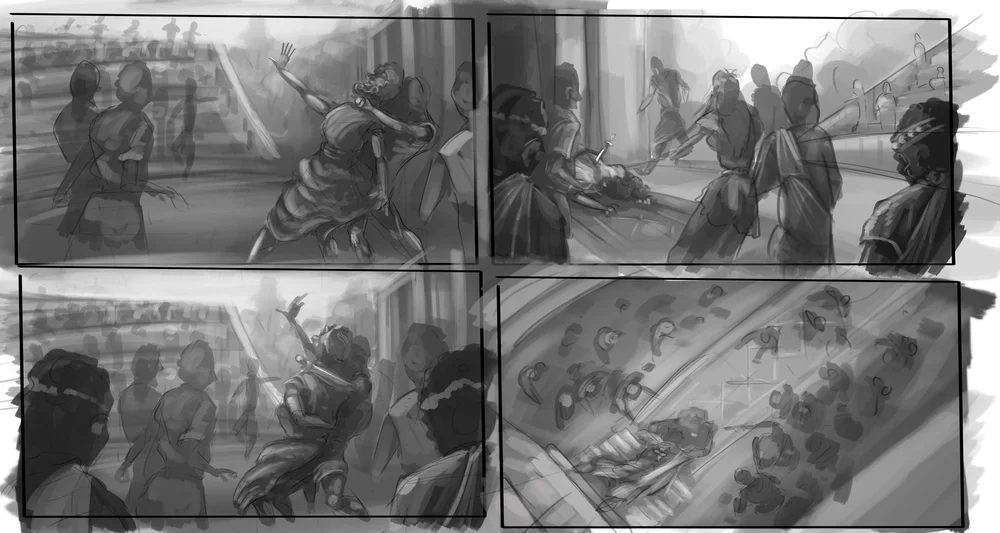 Essential techniques in storyboarding for VFX