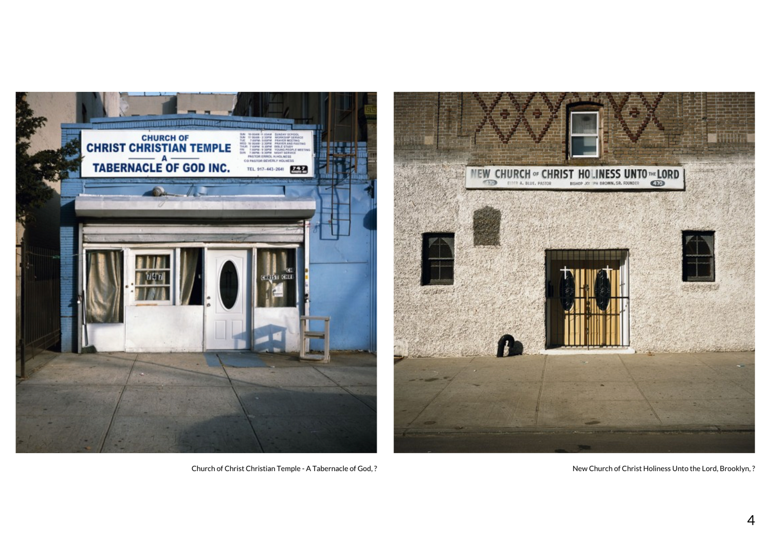 NYC Storefront Churches & Iron Fences — MARCARD PRO ARTE