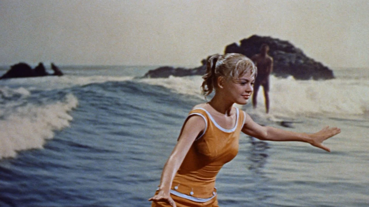 Gidget Sandra Dee Surfing