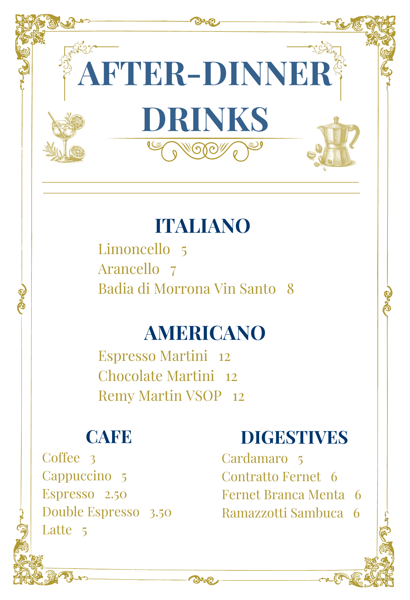 Drink — Osteria Forto