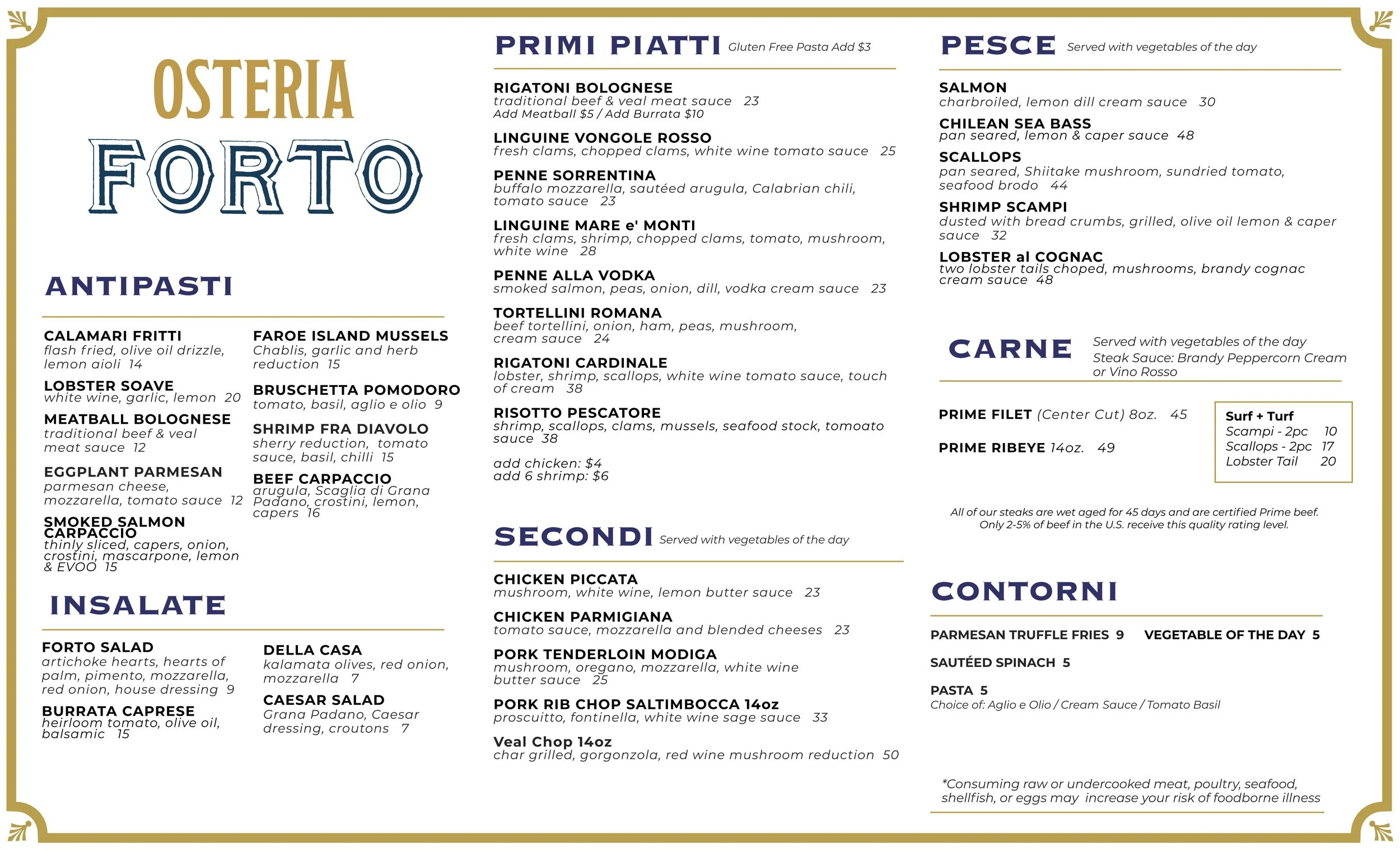 Eat — Osteria Forto