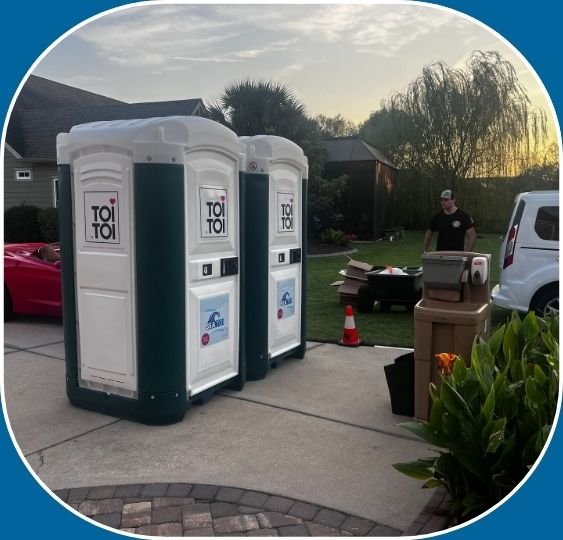Portable Toilets & Restroom Rentals for Construction Sites