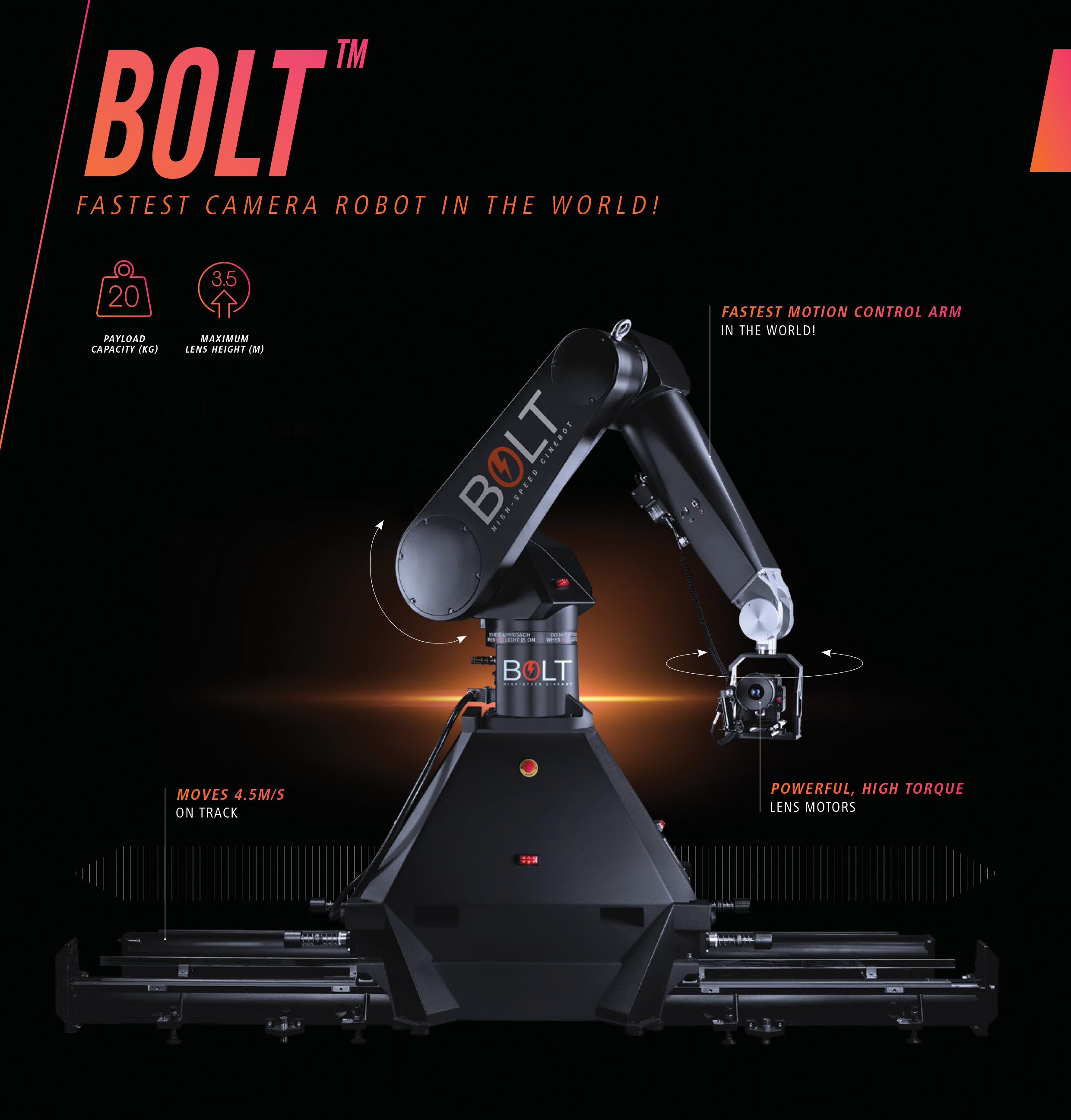 Camera Control Midwest | Bolt Hi-Speed Cinebot