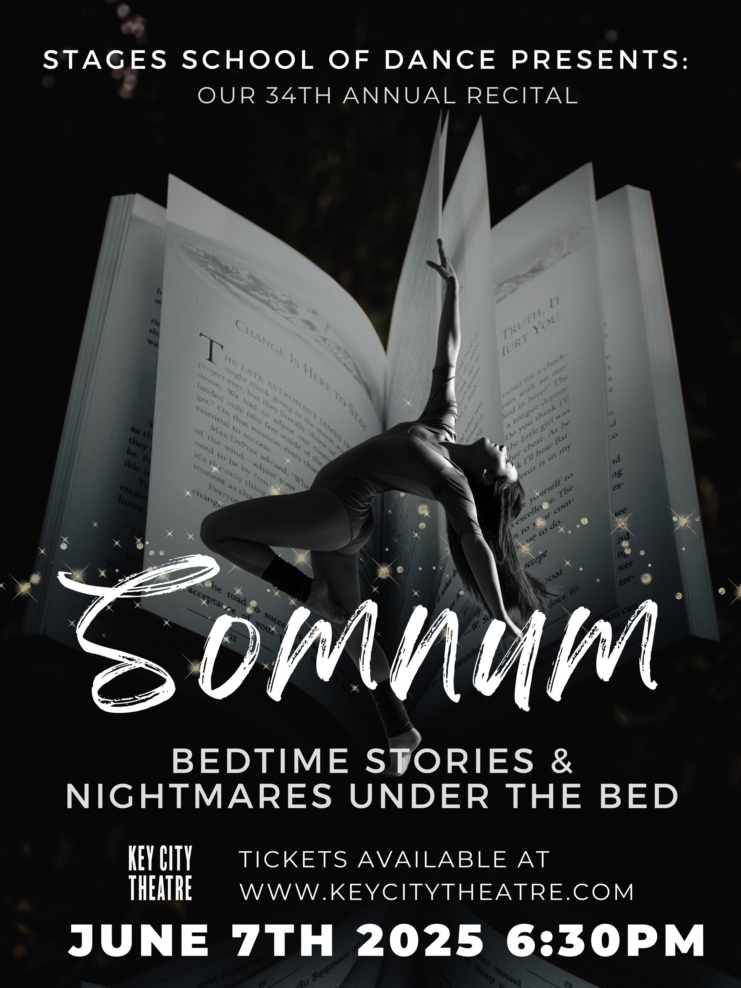 Stages School of Dance: Somnum - Bedtime Stories & Nightmares under the bed — Key City Theatre