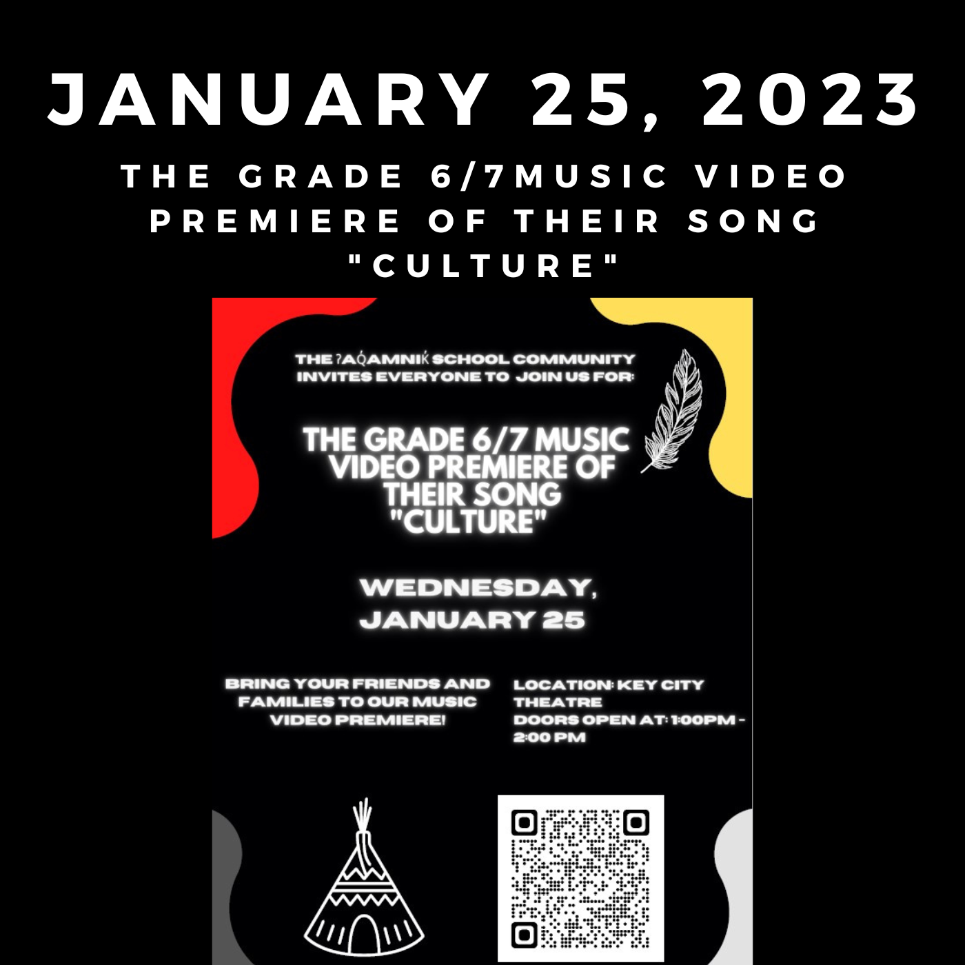 The Grade 6/7 Music Video Premiere of their Song “Culture” — Key City ...