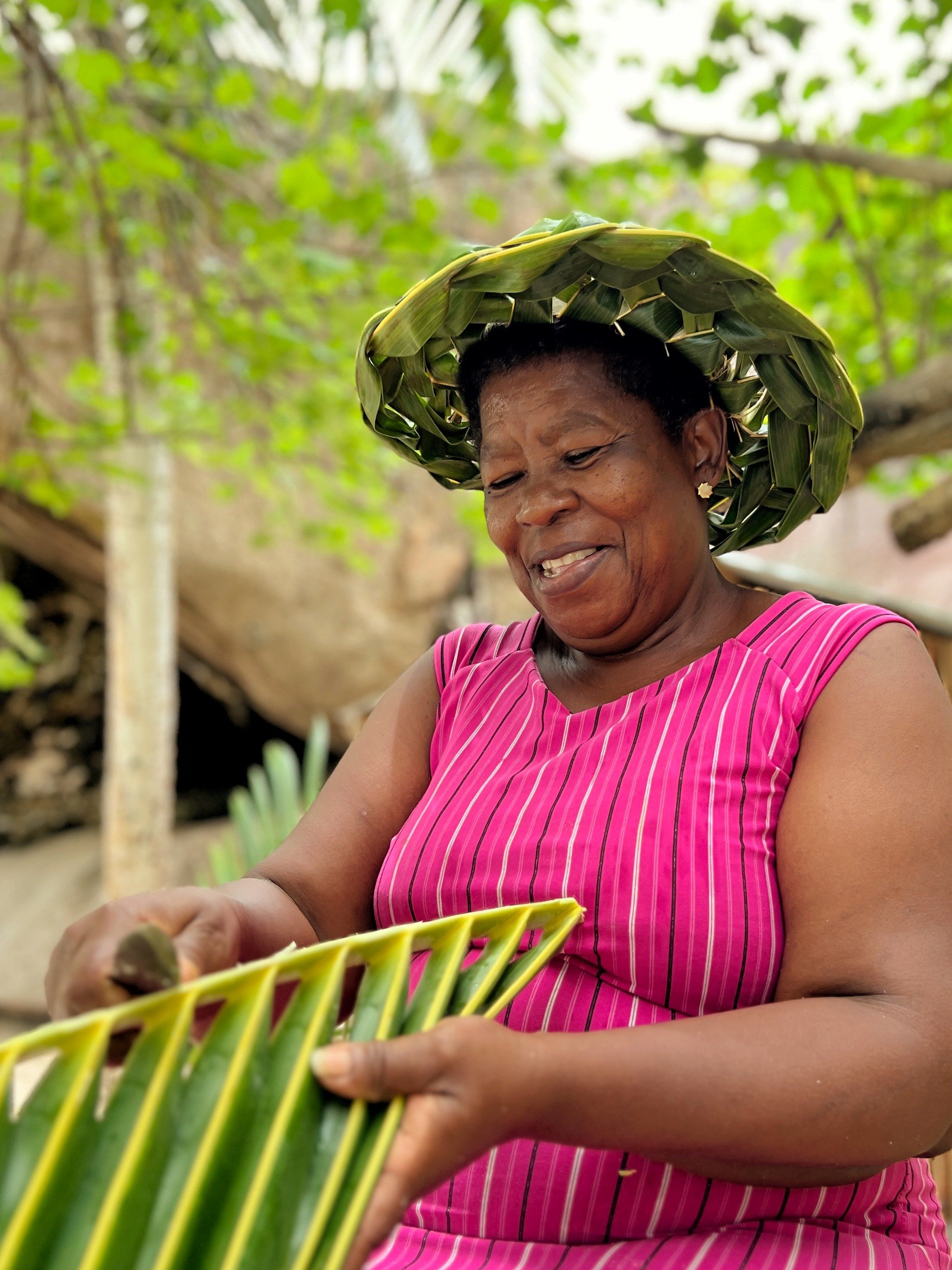 Coconut Leaf Weaving Class — KOKOSYE | Cultural Experiences | La Digue ...