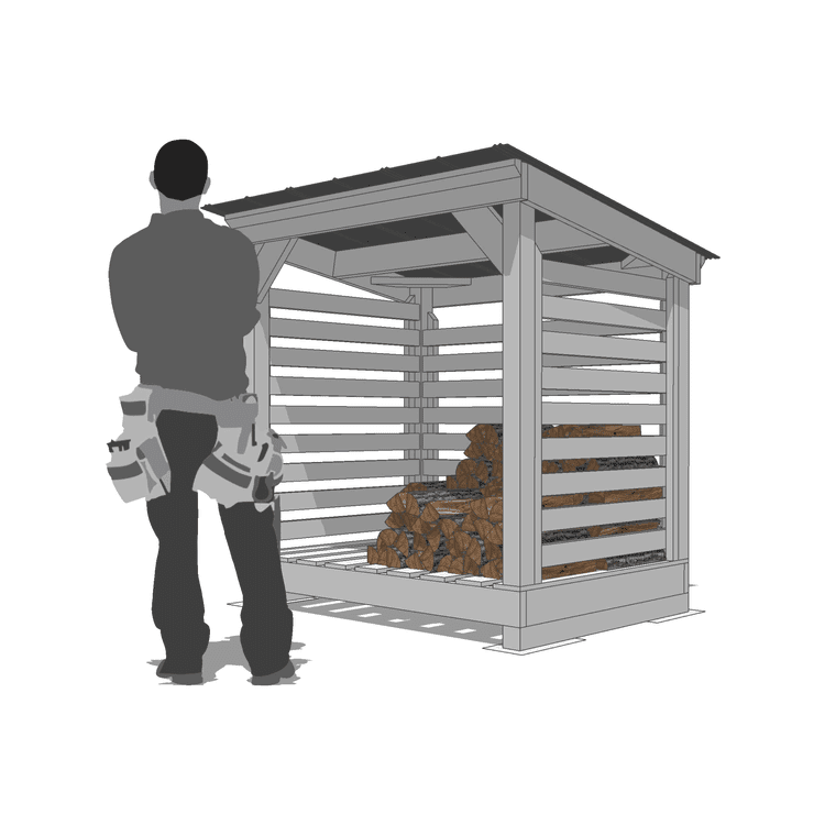 The Oscawana Trash Shed Plan (PDF) — Glenn's Sheds