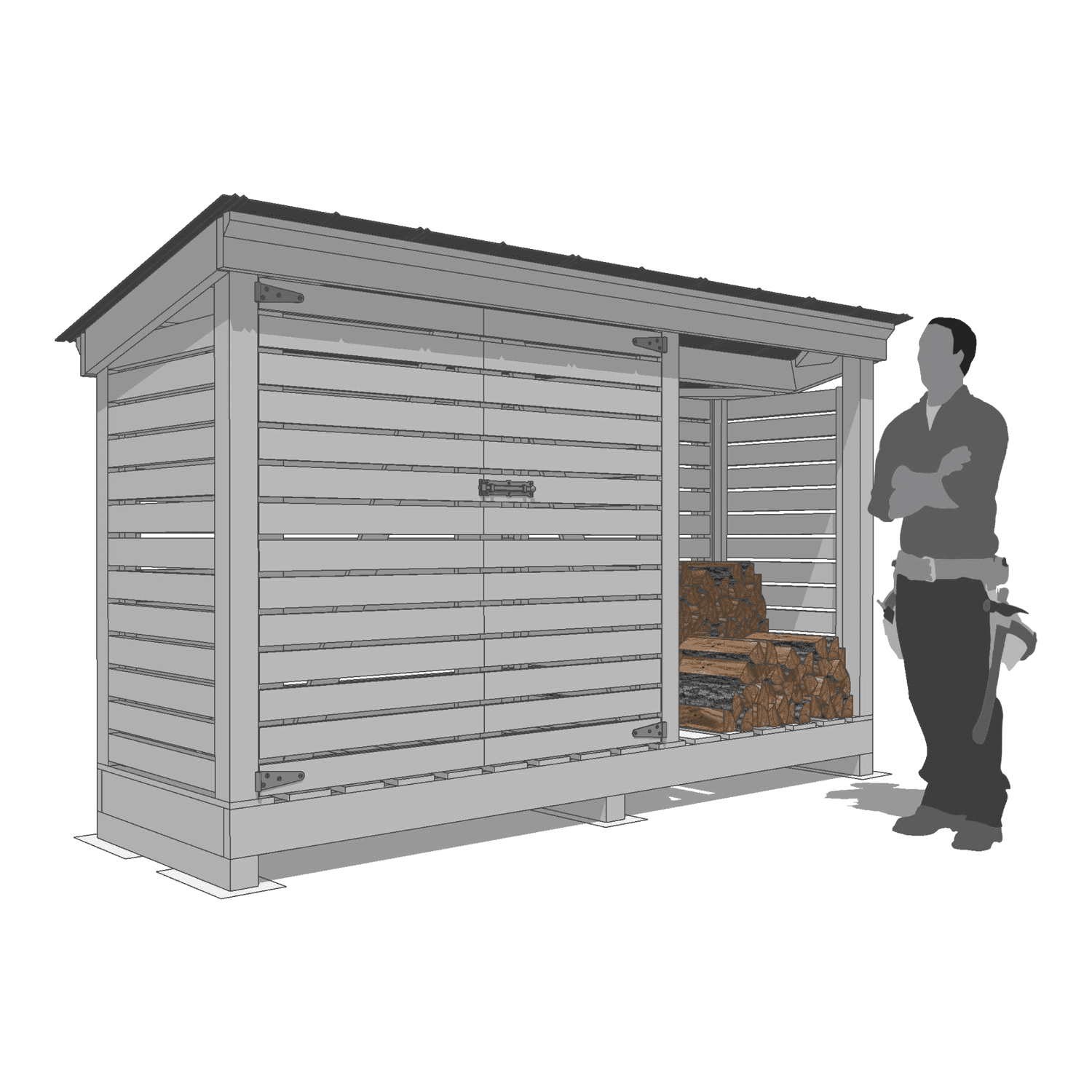 Hosack Shed Plan - 10'x12' (PDF) — Glenn's Sheds
