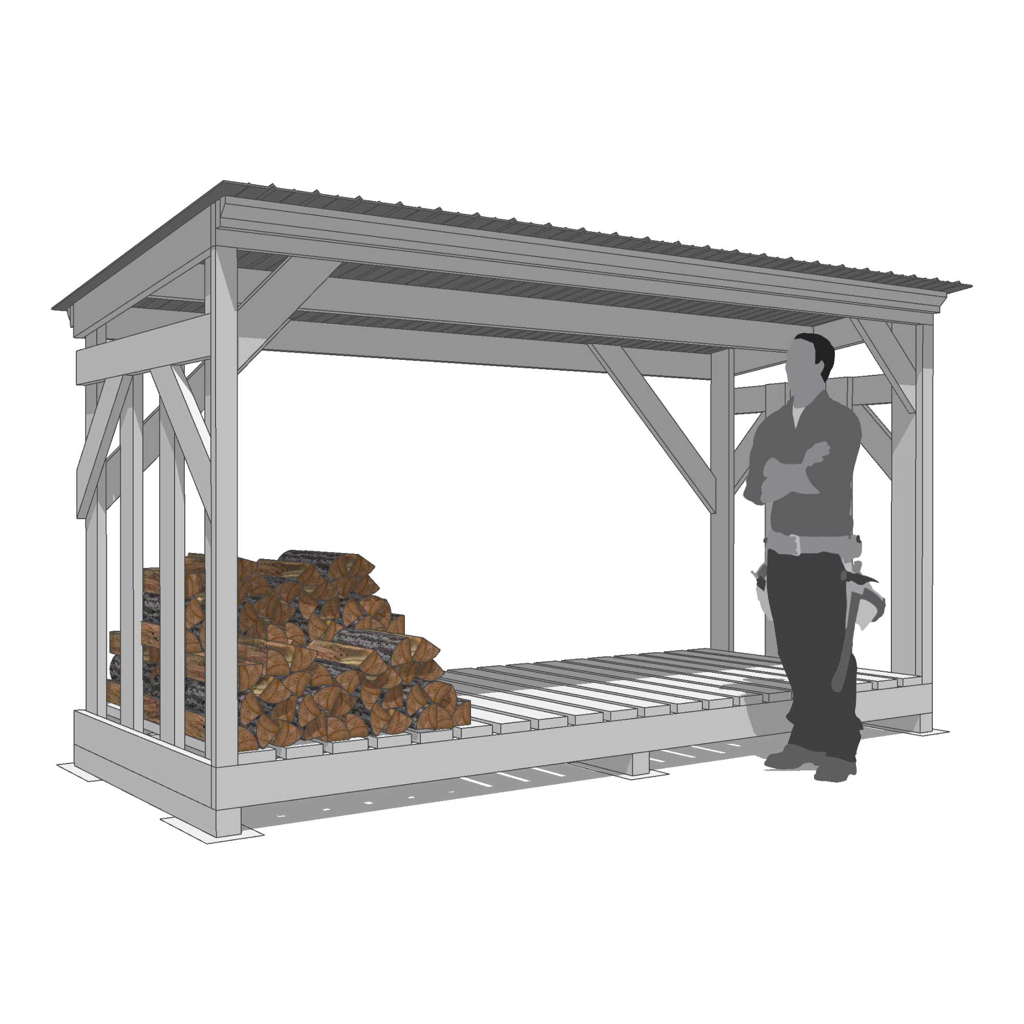 Hosack Shed Plan 10'x12' (PDF) — Glenn's Sheds