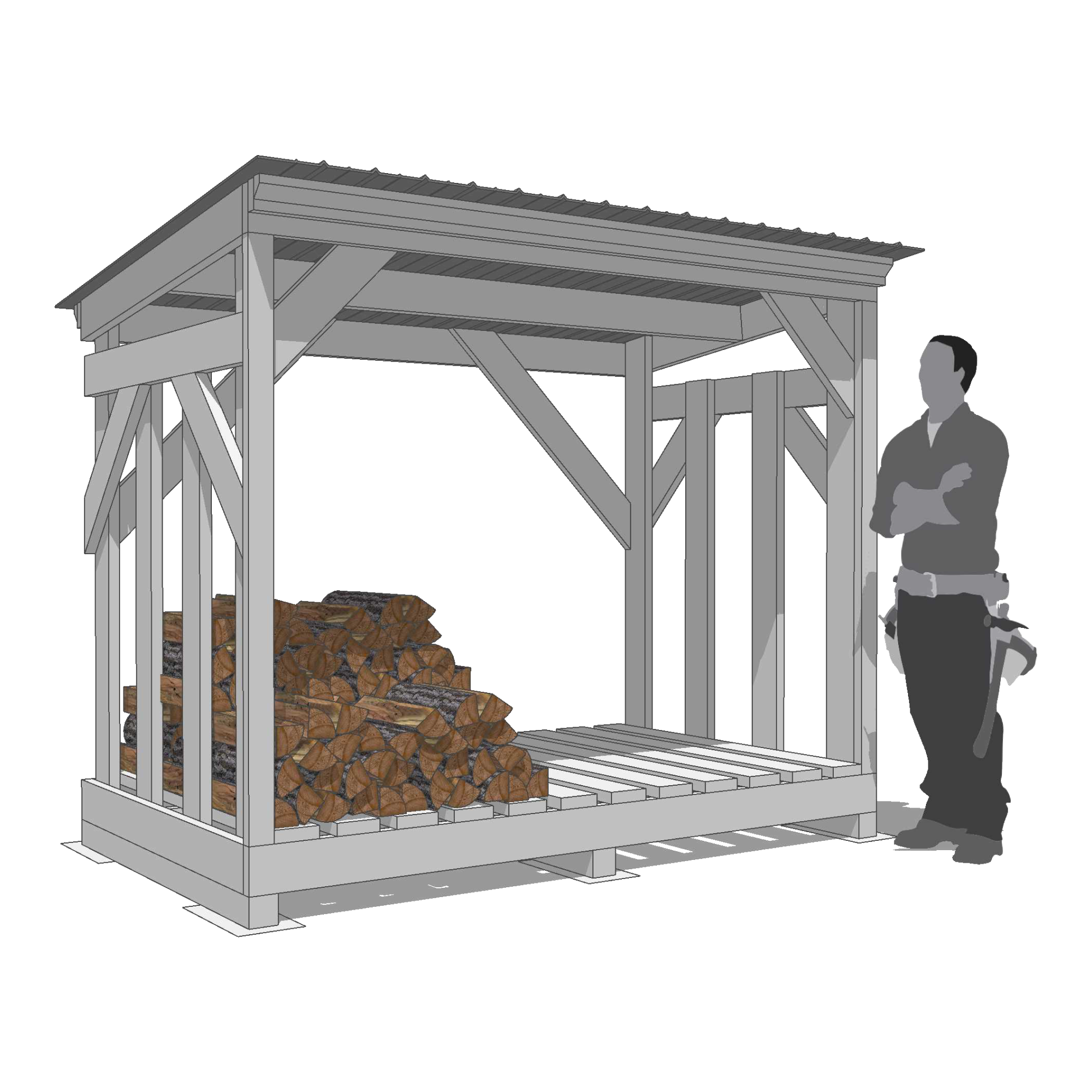 Hosack Shed Plan - 10'x12' (PDF) — Glenn's Sheds