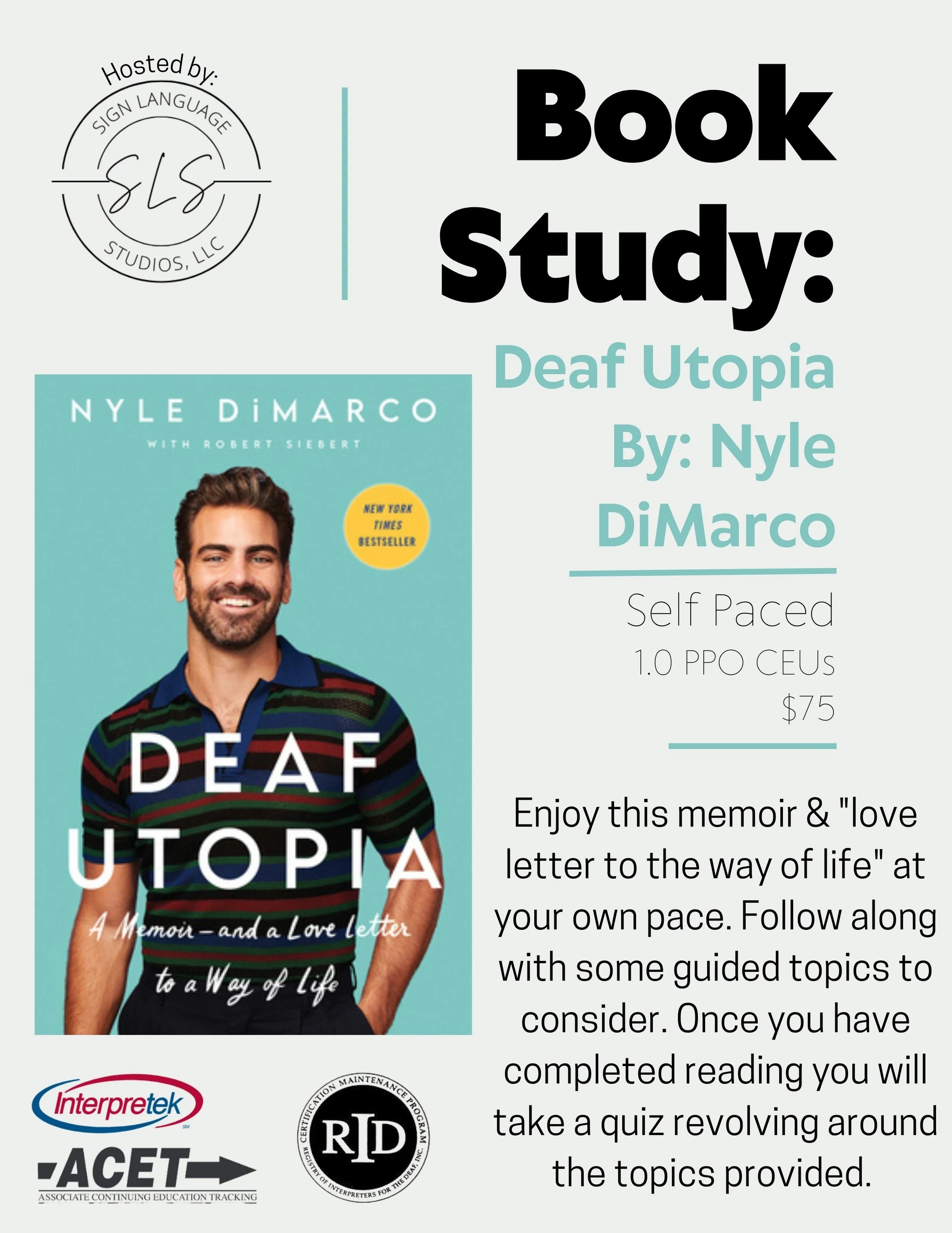 Book Study: Deaf Utopia — Sign Language Studios, LLC