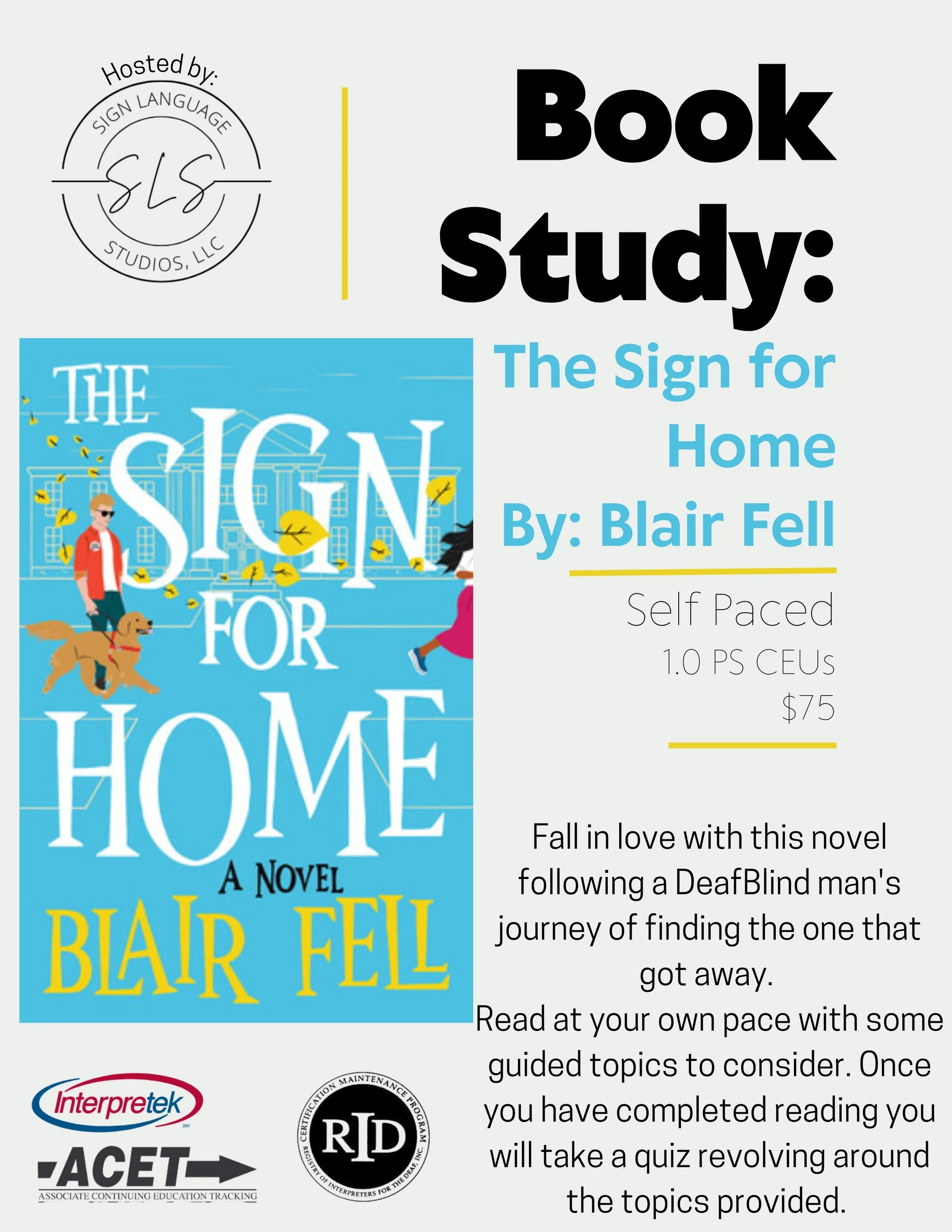 Self Paced Book Clubs — Sign Language Studios, LLC