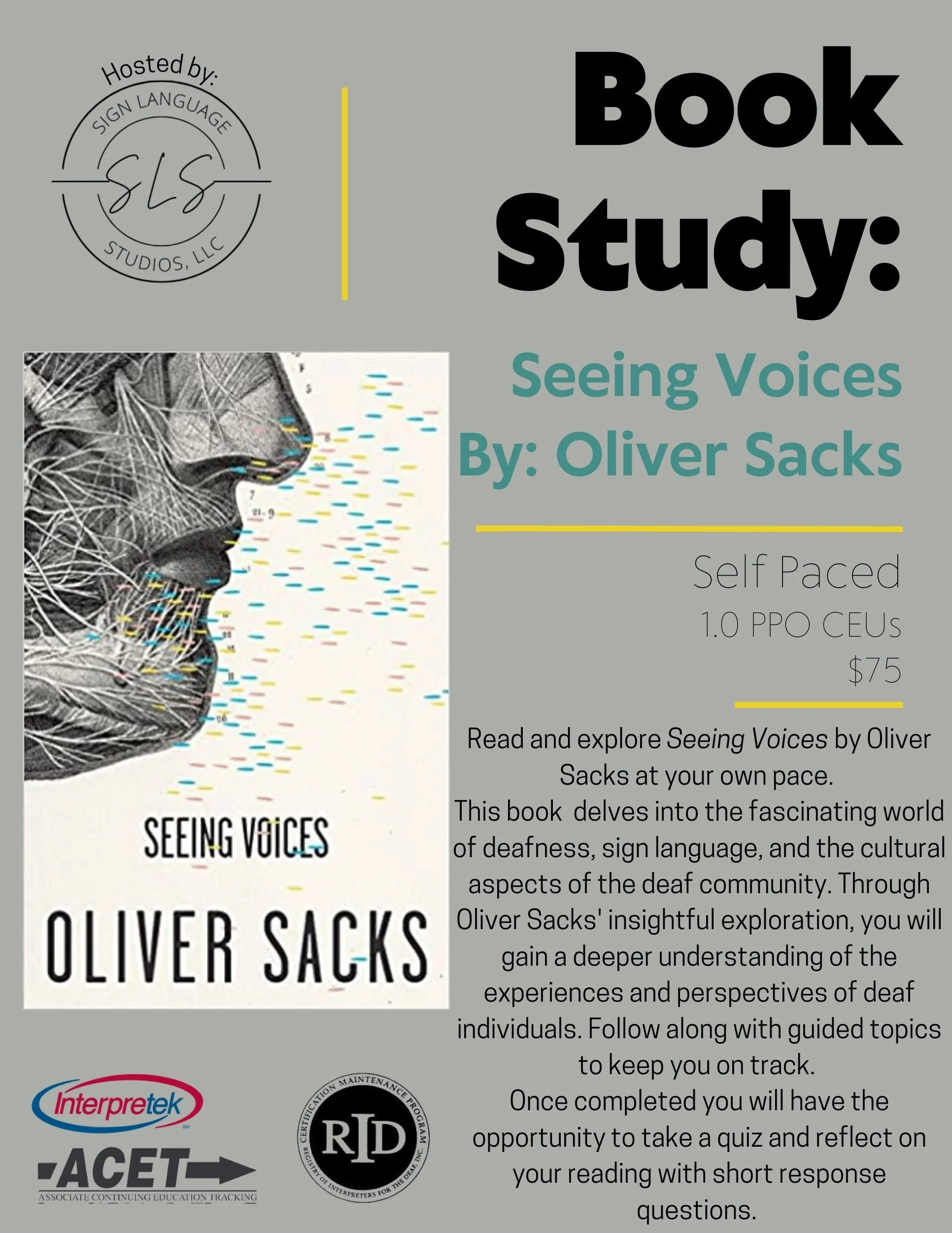 Self Paced Book Clubs — Sign Language Studios, LLC