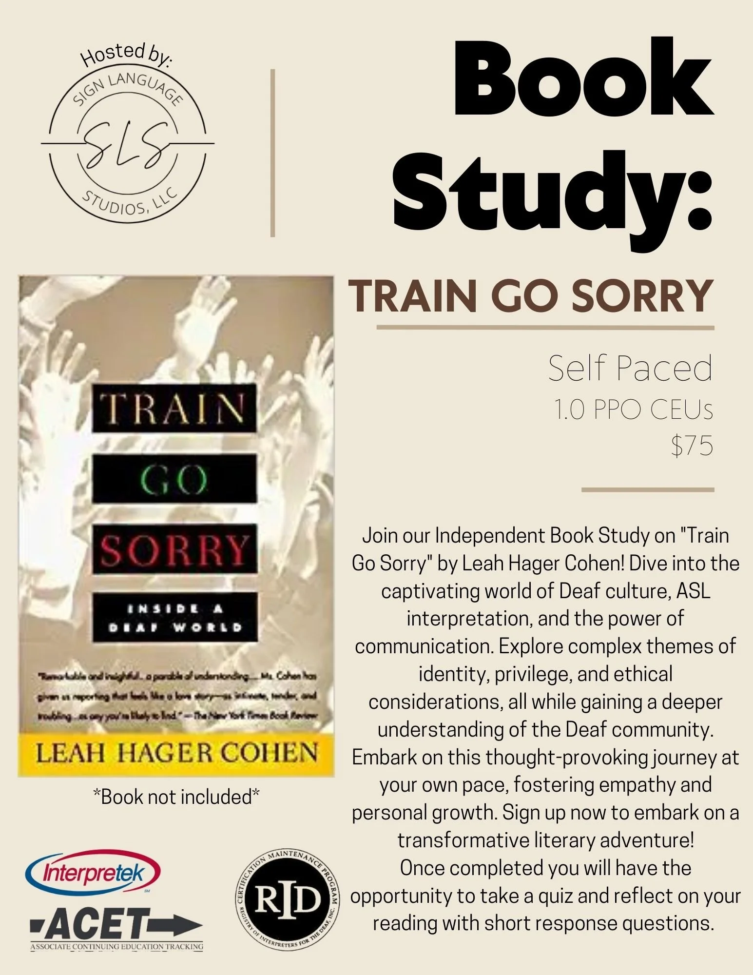 Book Study: Train Go Sorry — Sign Language Studios, LLC
