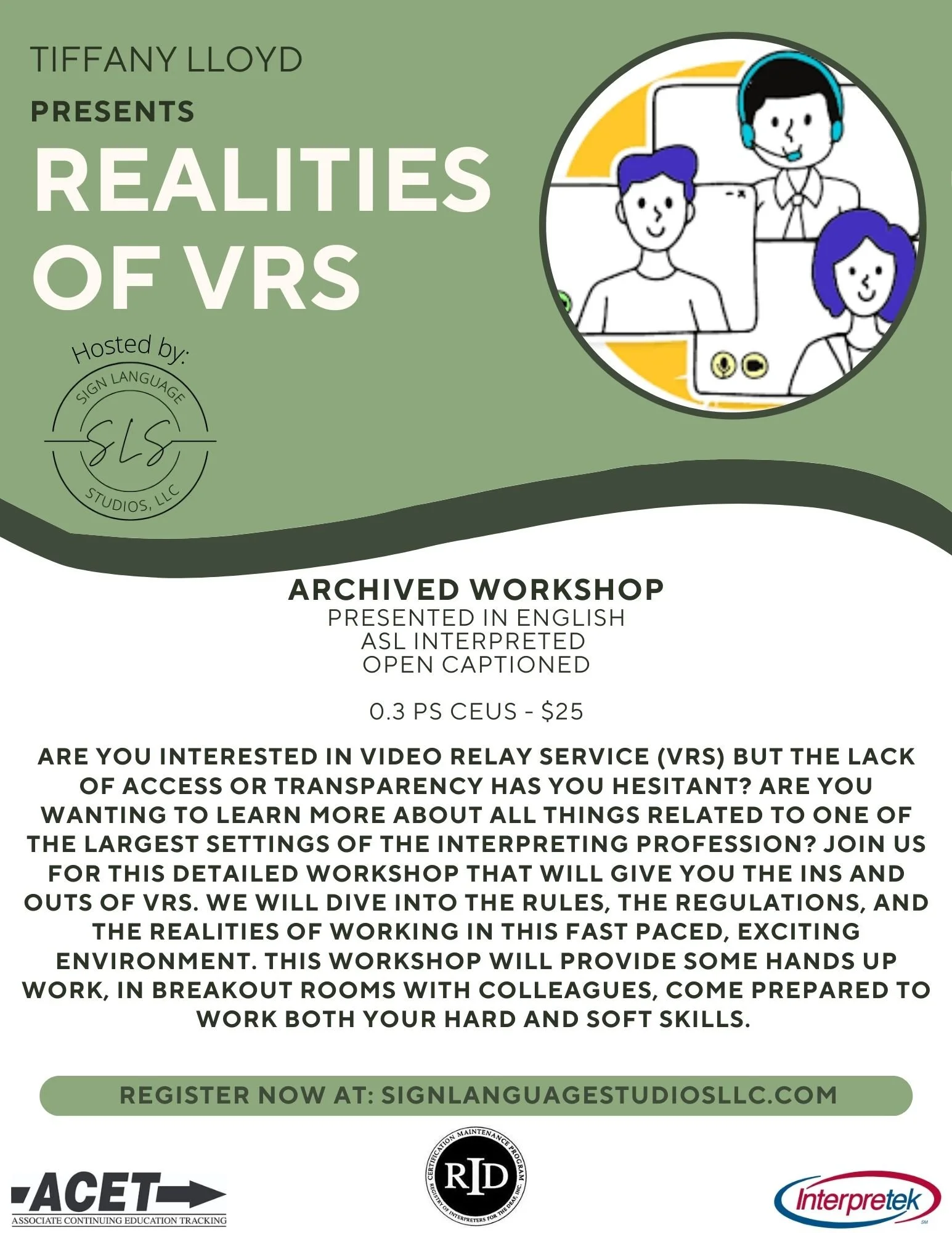 On Demand Workshops — Sign Language Studios, LLC