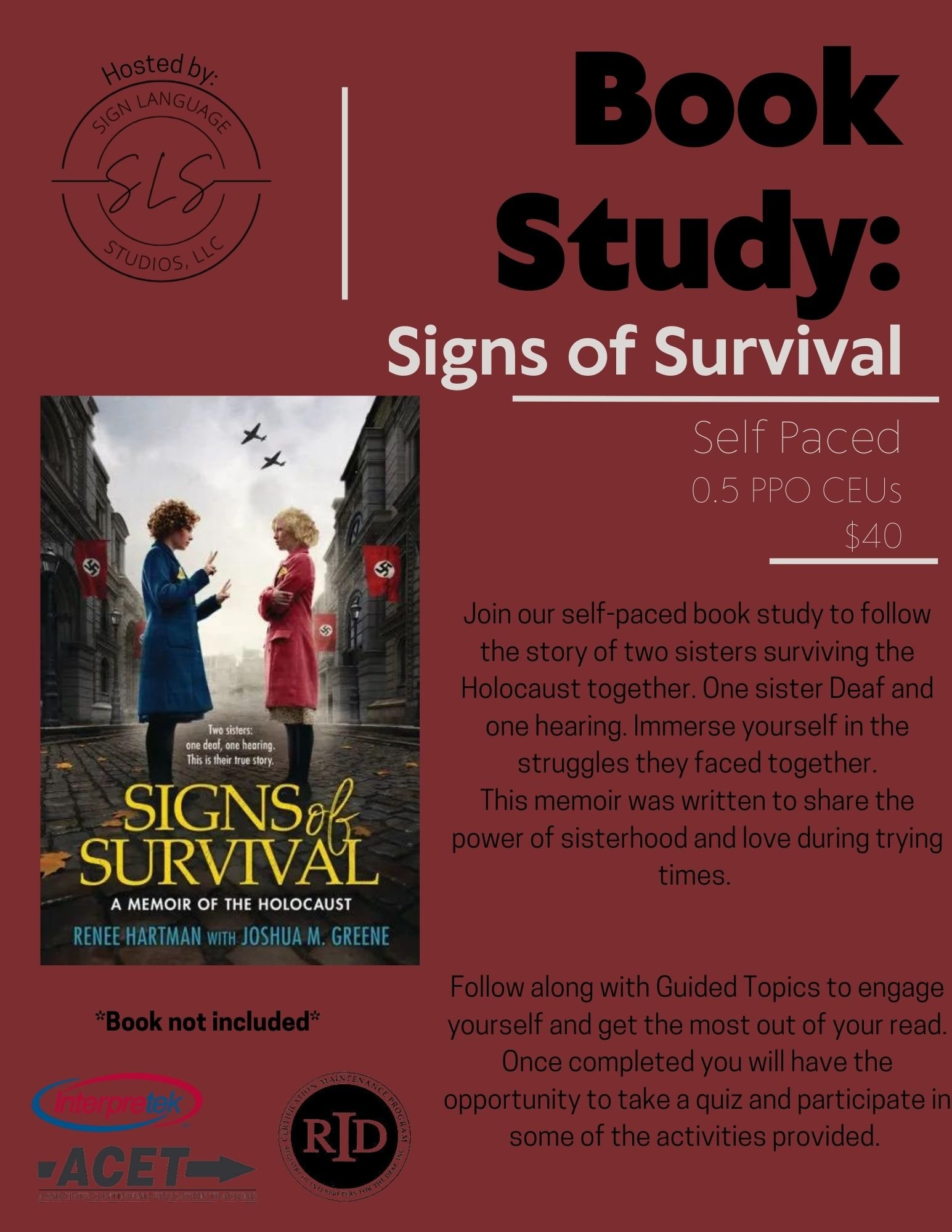 Self Paced Book Clubs — Sign Language Studios, LLC