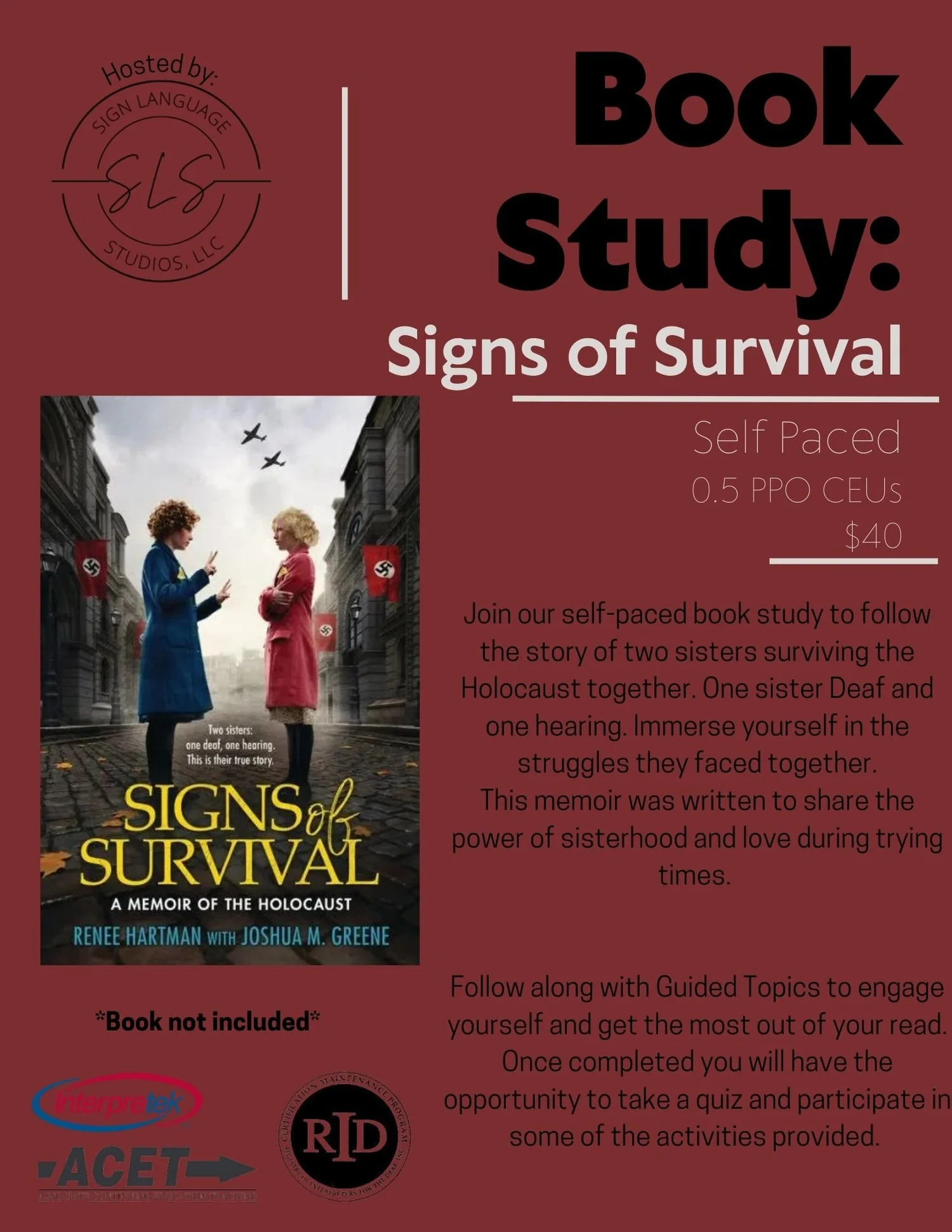 Self Paced Book Clubs — Sign Language Studios, LLC