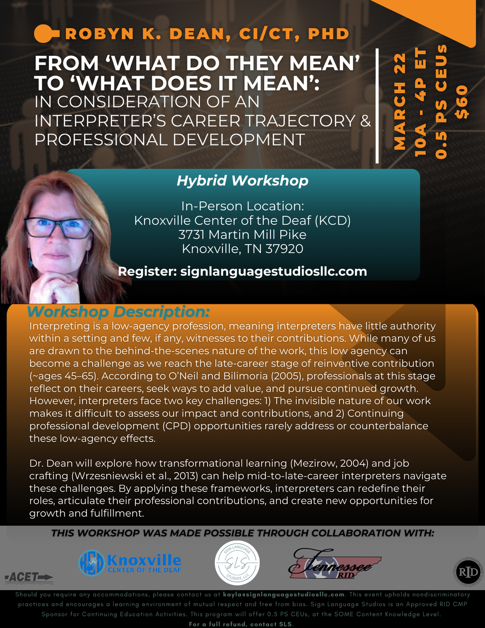 Virtual Workshops — Sign Language Studios, LLC