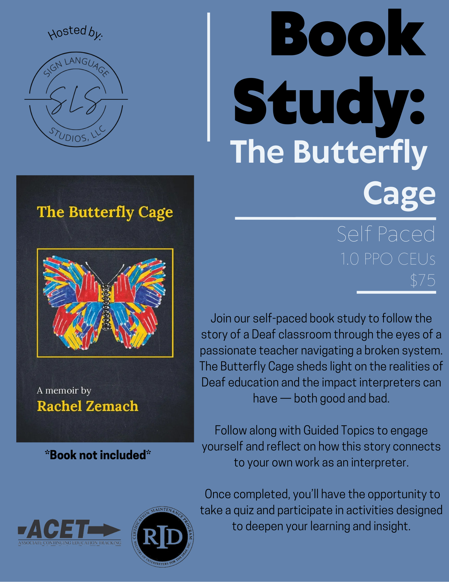 Book Study: The Butterfly Cage — Sign Language Studios, LLC