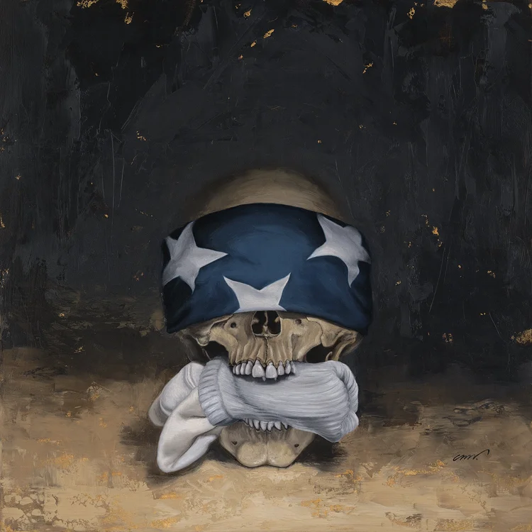 Narrative Skull Paintings — Christine Mercer-Vernon Fine Art