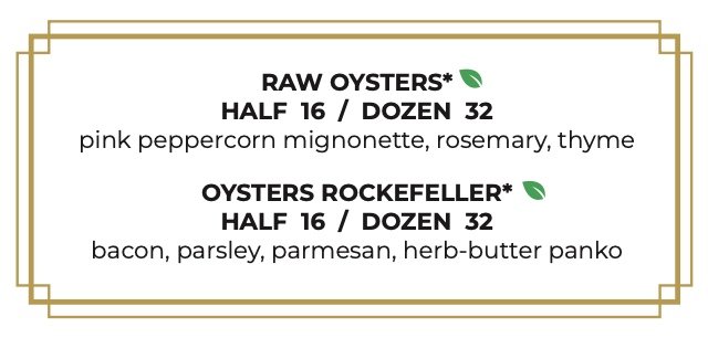 Our Menus — The Ridley