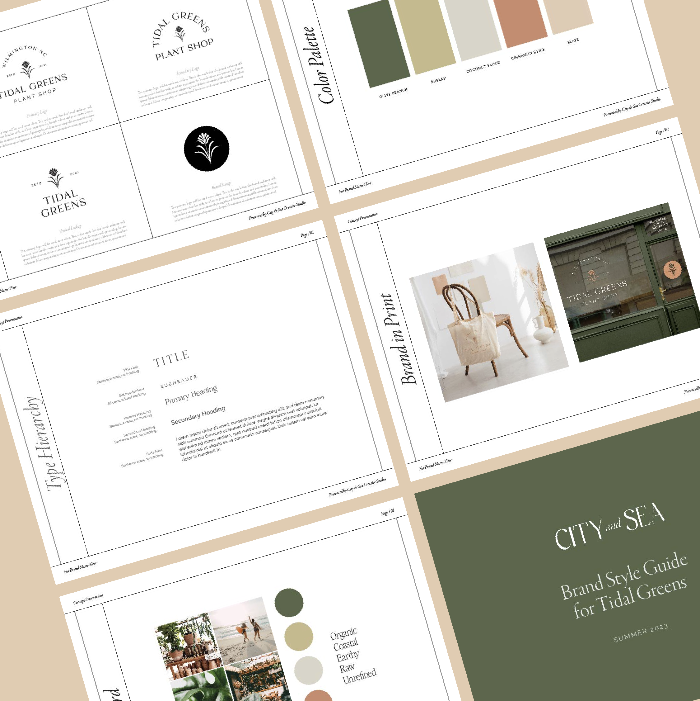 City & Sea | Brand + Web Design