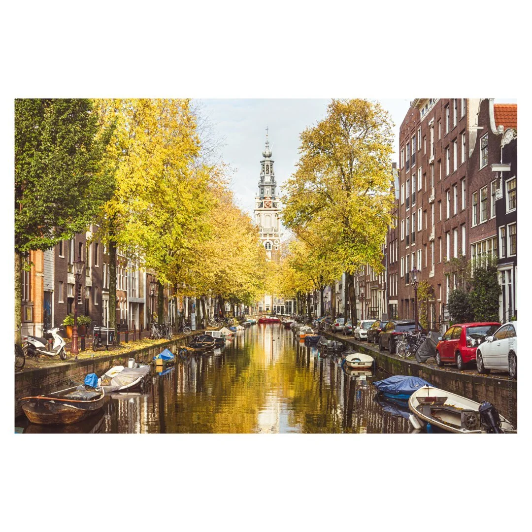 Wall art - Canal in Amsterdam Jordaan poster — pietschy photography