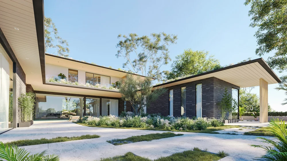 Walnut, CA Courtyard Home | Residential Home Design Firm — bspk