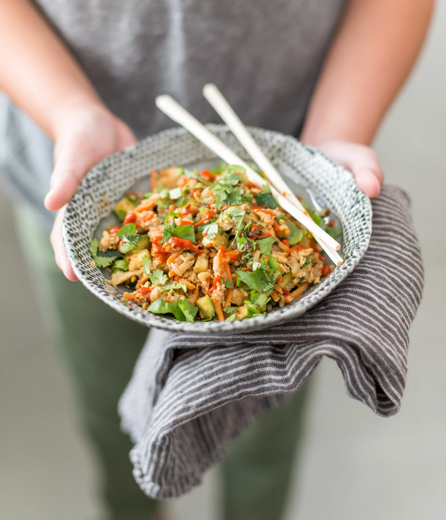 Spicy Zucchini Fried Rice — HEATHER BULLARD