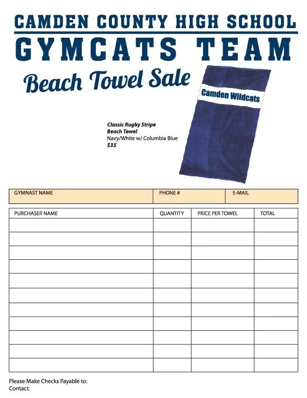 Custom Beach Towel Fundraiser — School Spirit Store