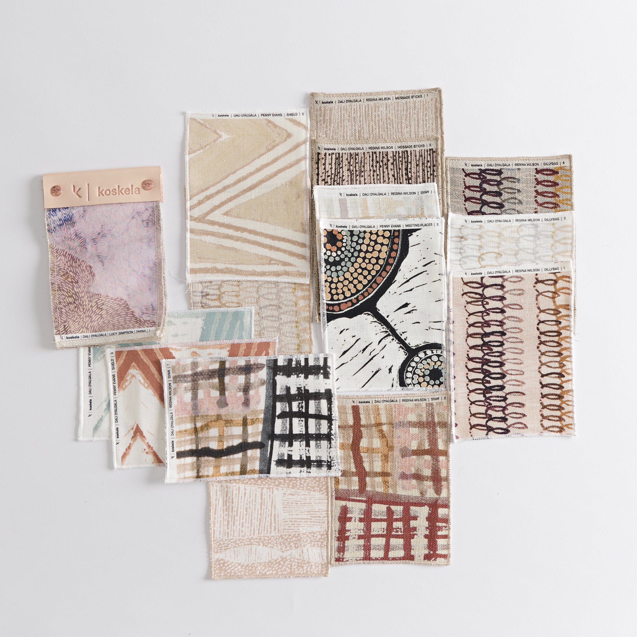 First Nations Fabric Range - Koskela — Lucy Simpson | Gaawaa Miyay