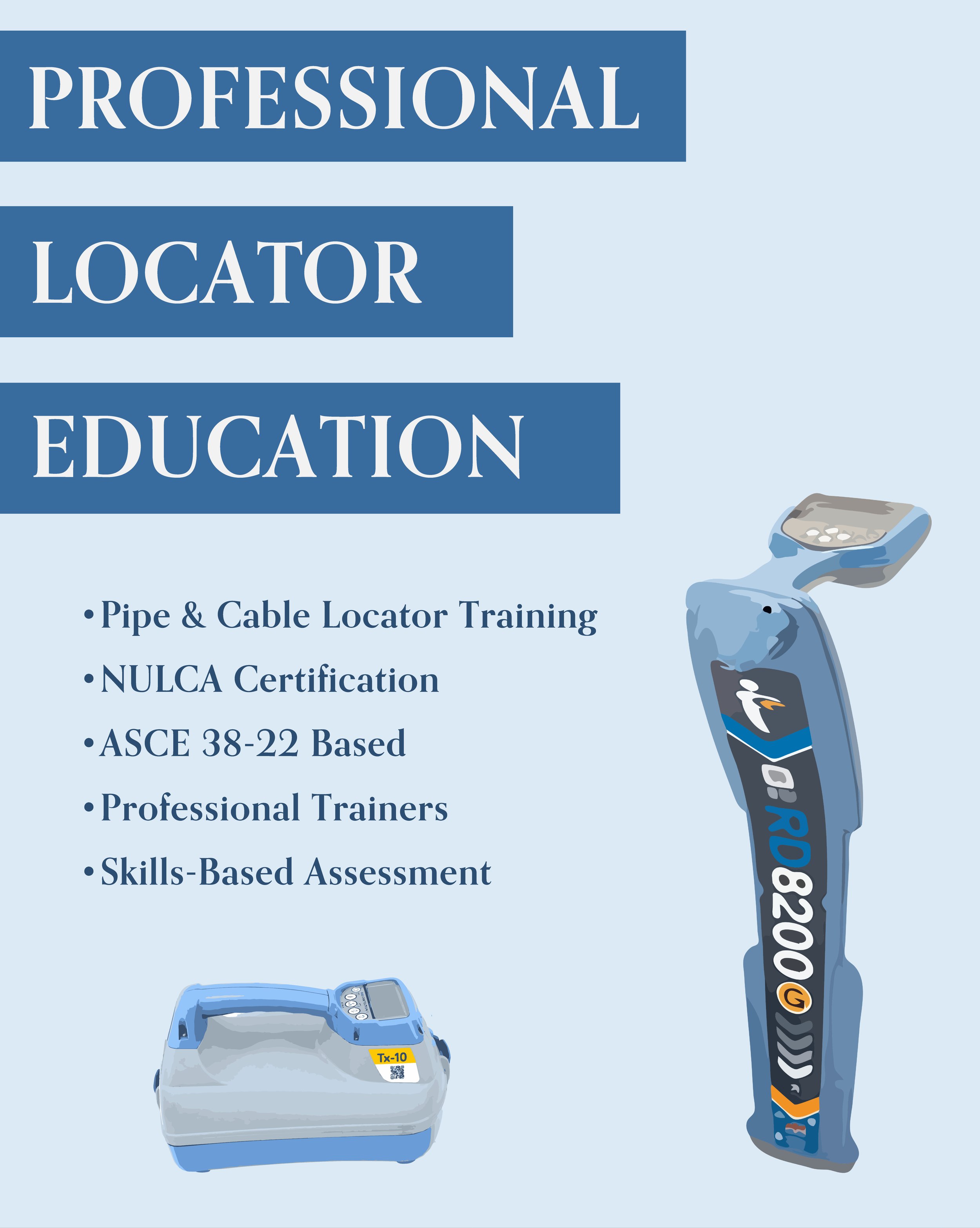 Professional Subsurface Utility Locating Education