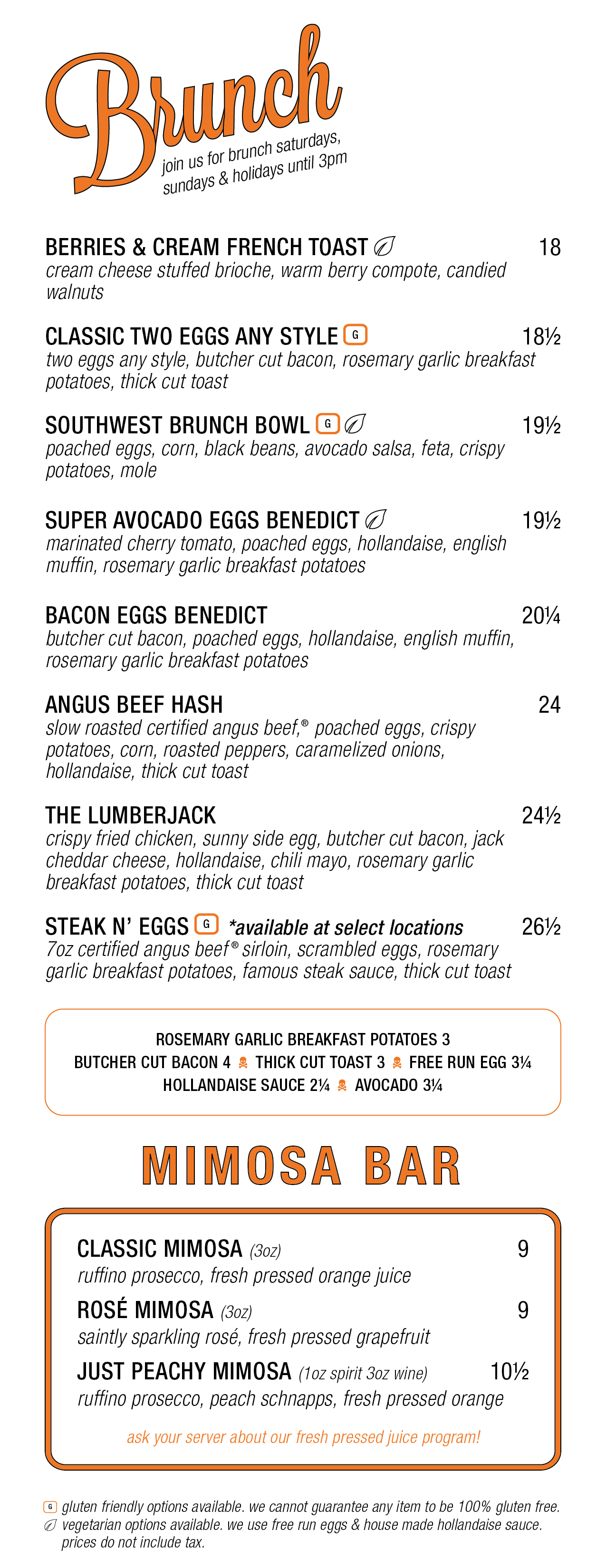 Browns Social House Menu Online | cityofclovis.org