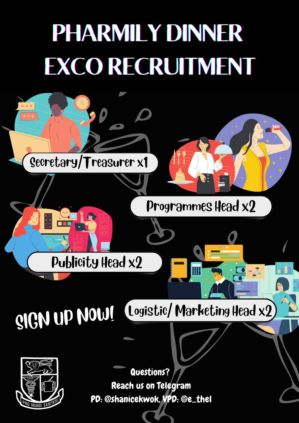 Pharmily Dinner EXCO recruitment — NUS Pharmaceutical Society