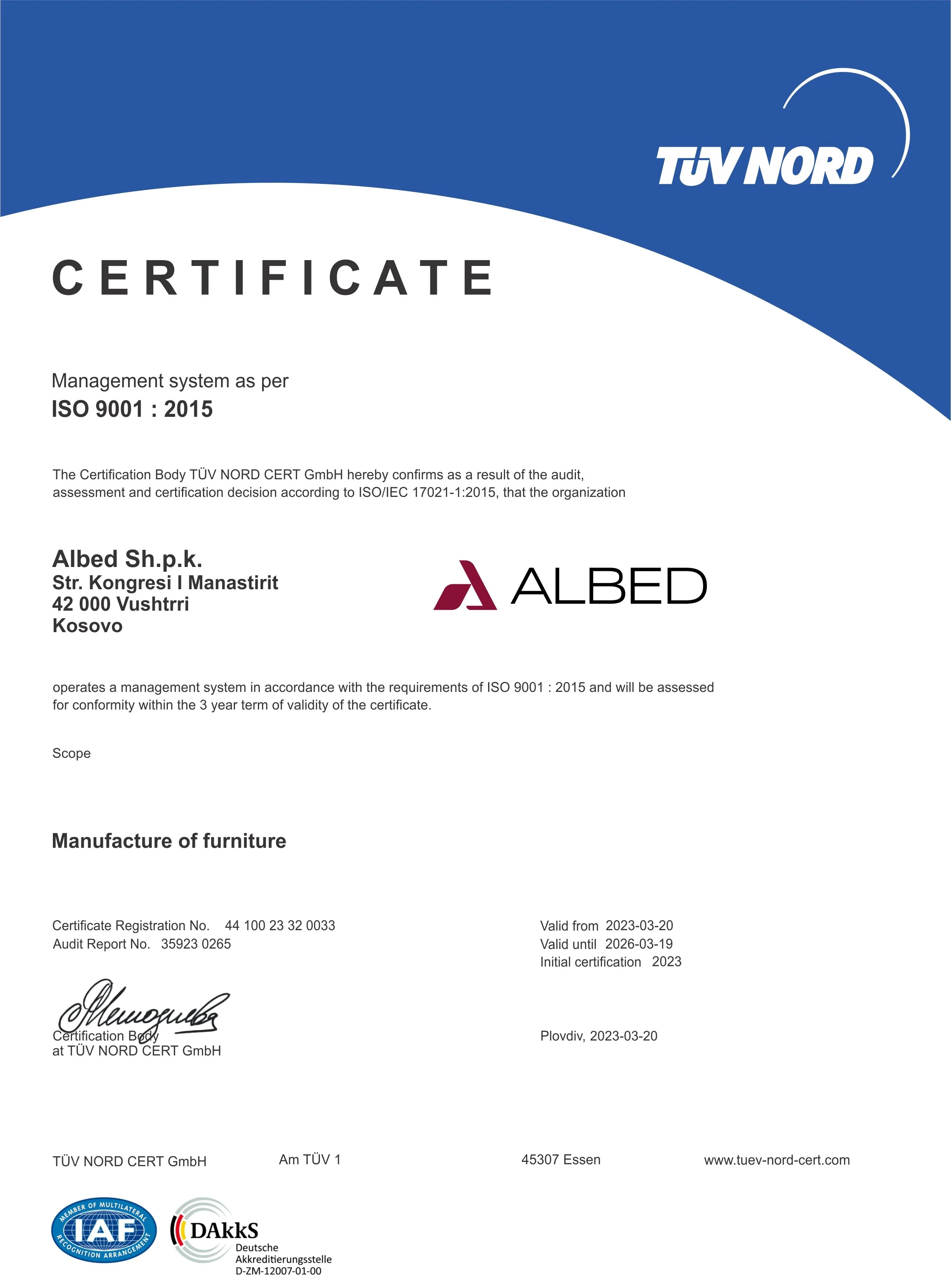 About — Albed