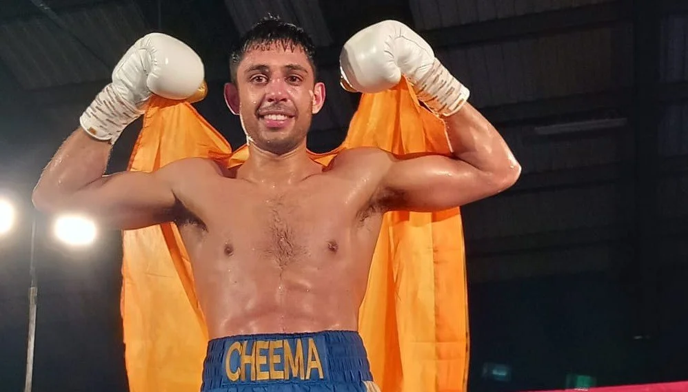 Cheema gets perfect tune-up for TV show — Fight City