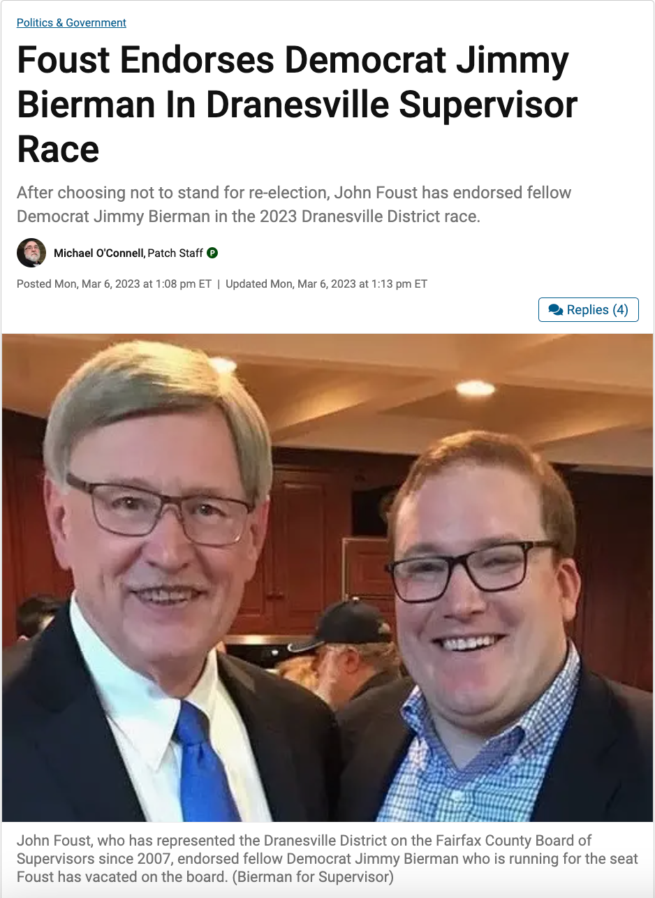 Endorsements — Jimmy Bierman for Supervisor