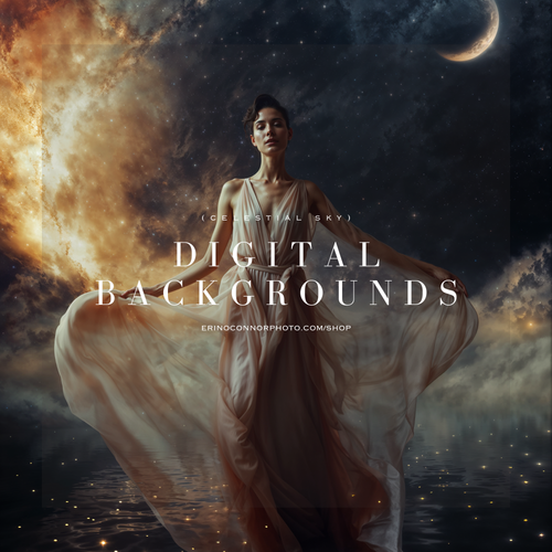 Celestial Puffy Cloudscape | Digital Backdrops & Backgrounds | Dance ...