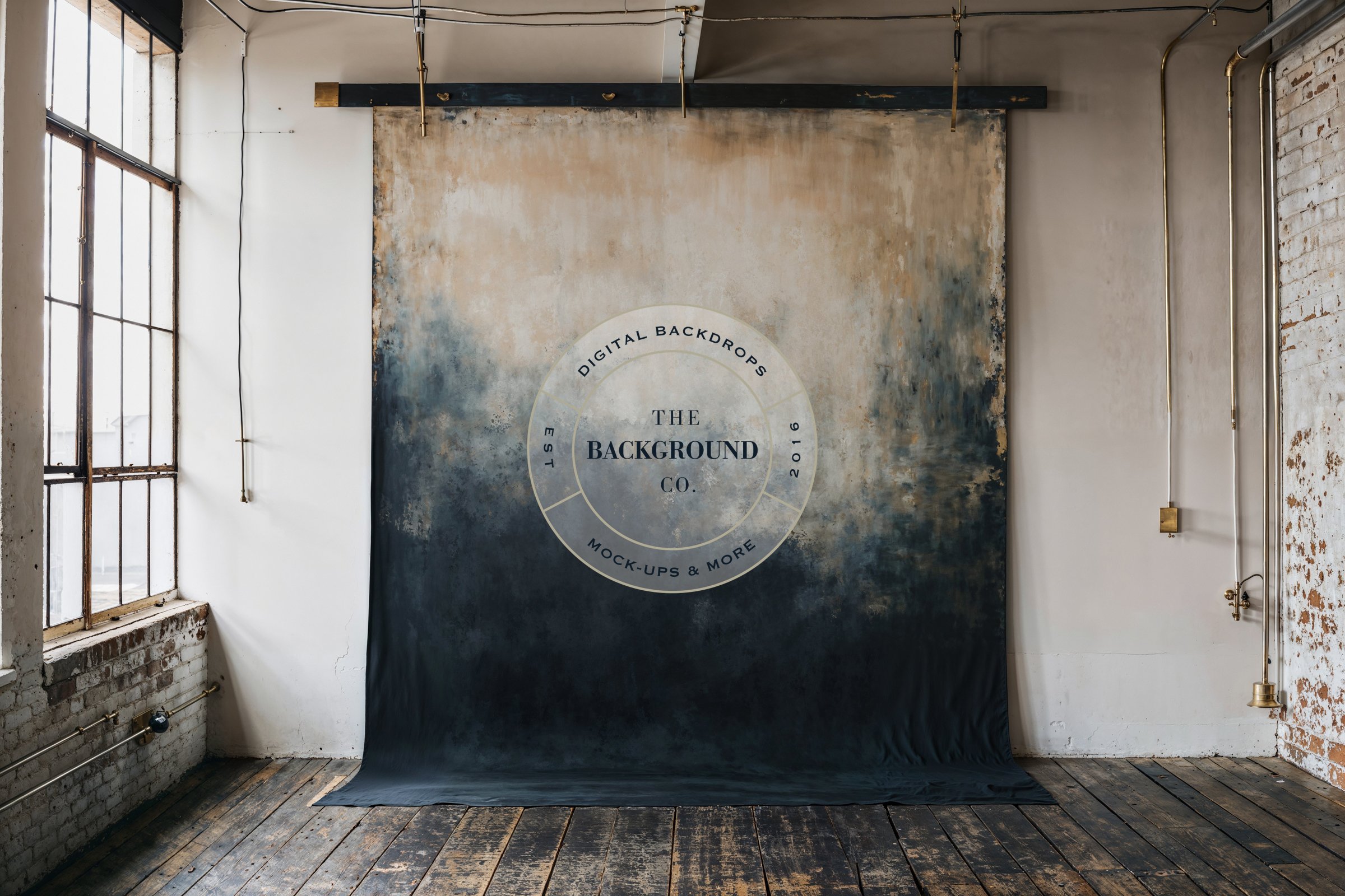 Hand Painted Digital Canvas | Oliphant-Like Textured Backdrop | Photo ...