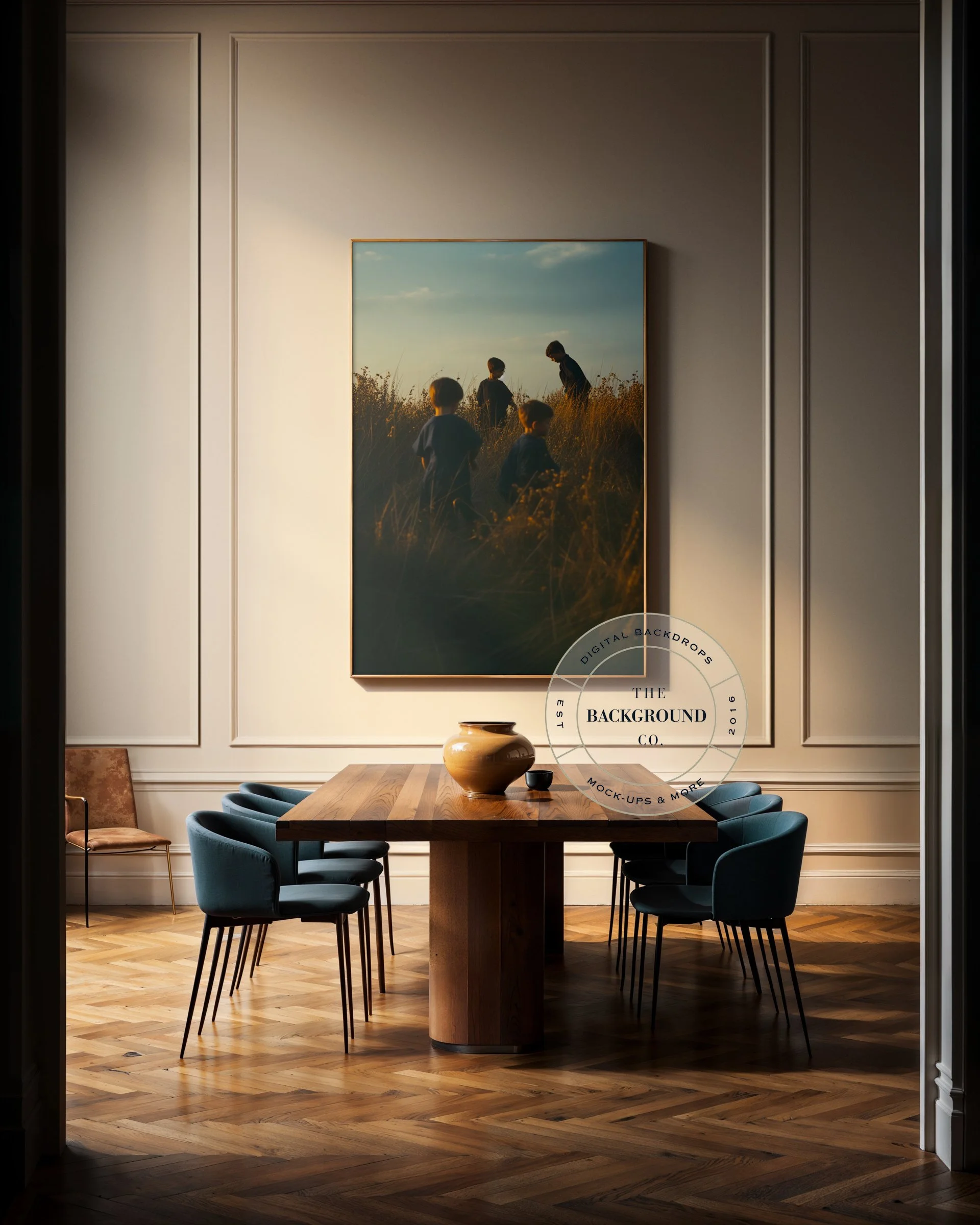 Room & Frame Mockups for Photography: Contemporary Living Room, Bedroom ...