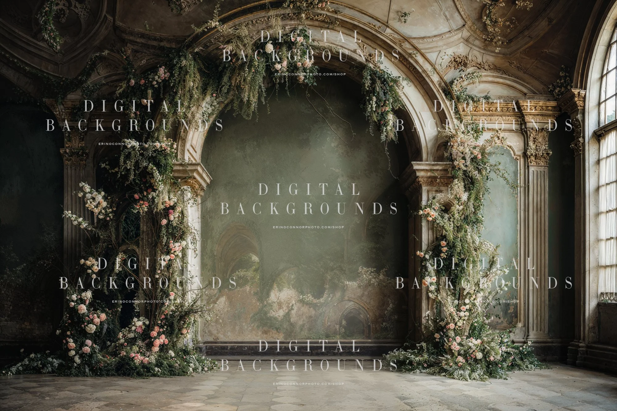 Dreamy Vintage Digital Backgrounds | The Best Digital Backdrops for ...