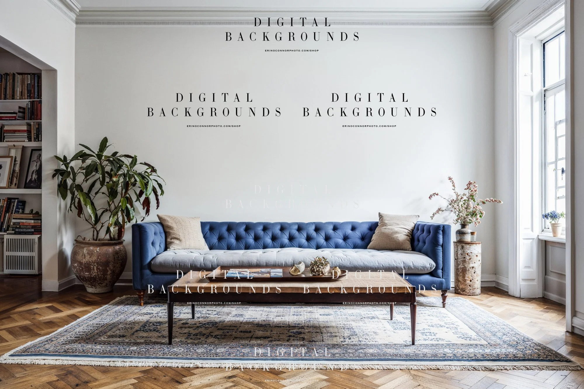 Dramatic Baroque Gold Arch Room Mockups and Digital Backdrops - Vintage ...
