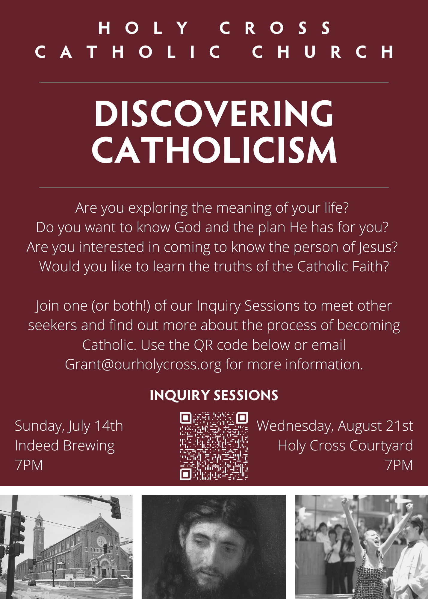 Discovering Catholicism (RCIA) — + Holy Cross Catholic Church