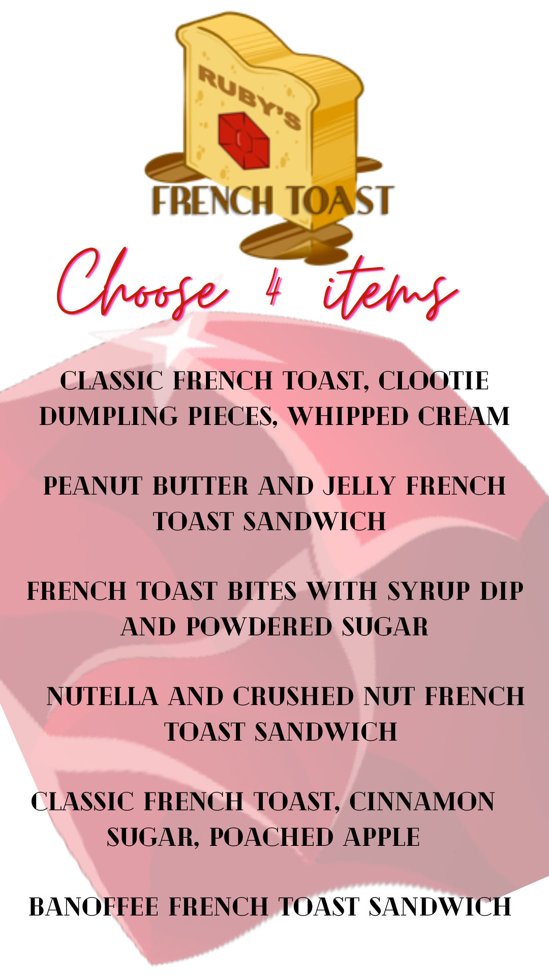 French Toast — Scottish Wedding Street Food Company